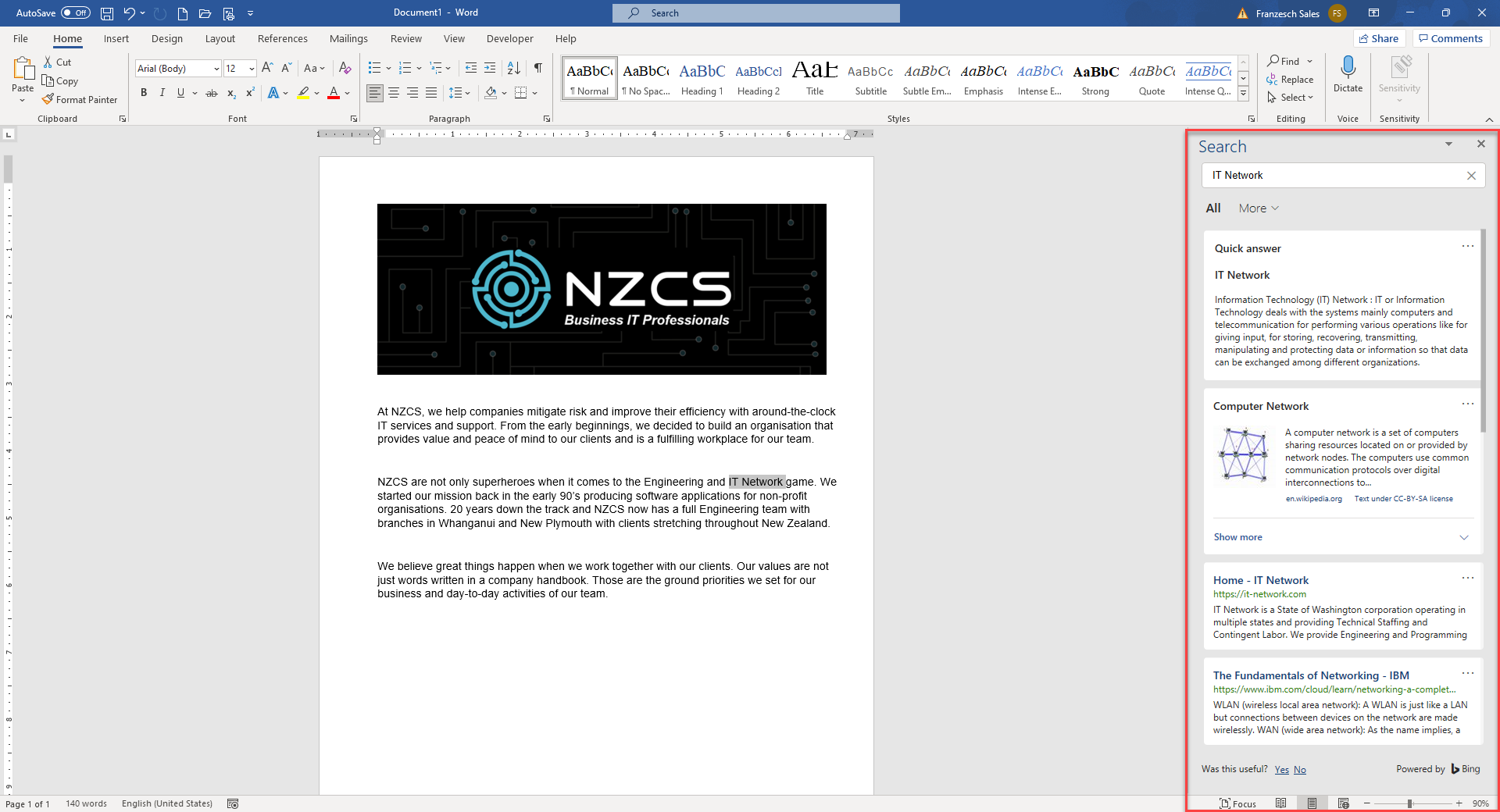 How to Get the Definition of a Word in MS Word? - New Zealand Computing ...